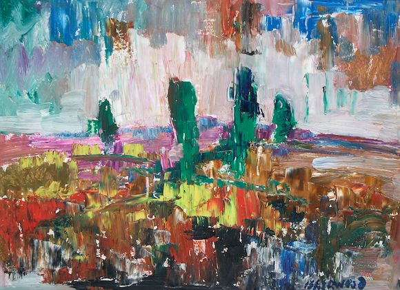 Bonhams : James Lawrence Isherwood (British, 1917-1988) Woburn Fields,