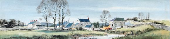 Bonhams : Michael Barnfather (British, 20th century) "Hamlet, near ...