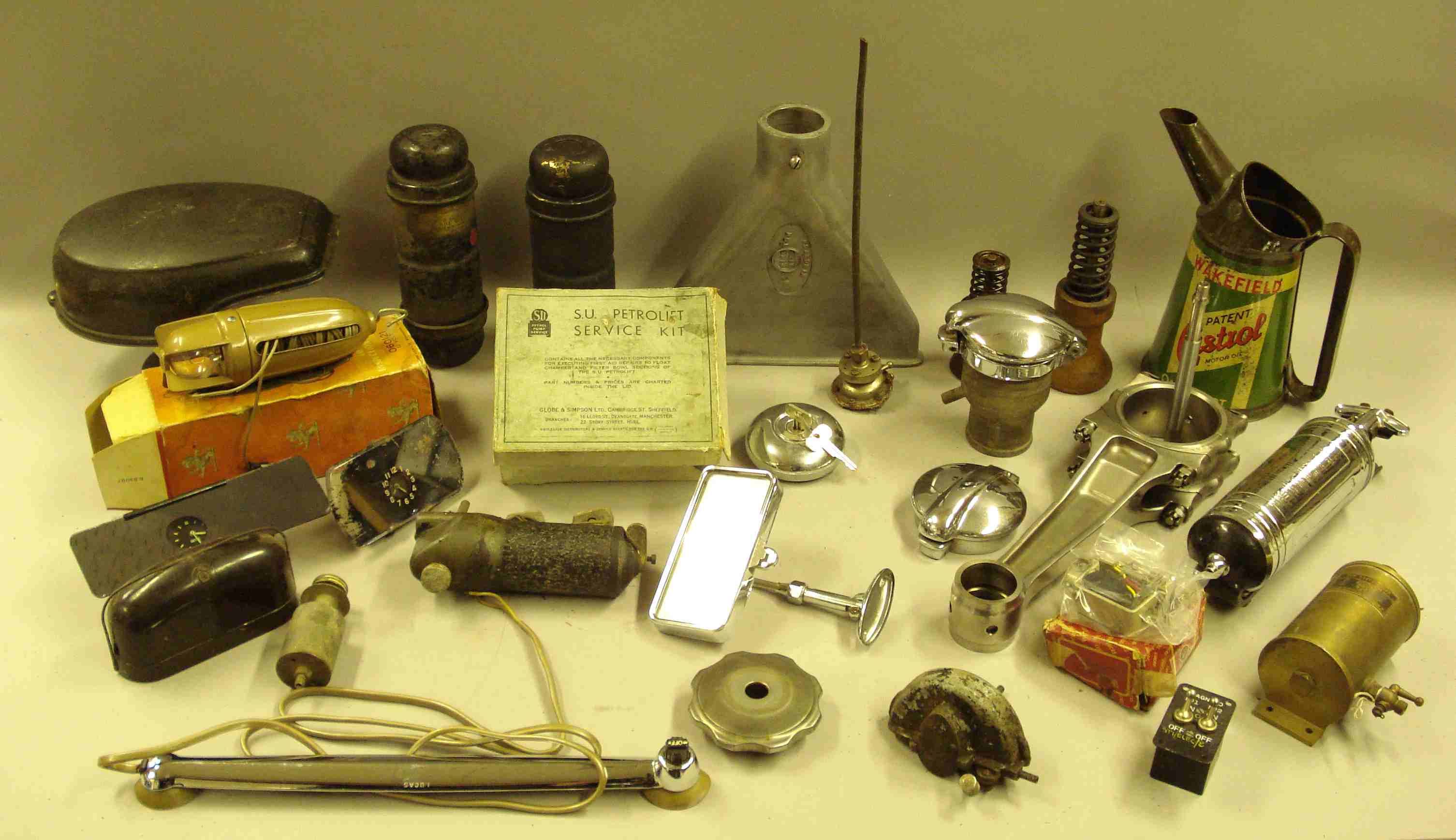 Bonhams Cars : Assorted spares and garage equipment,