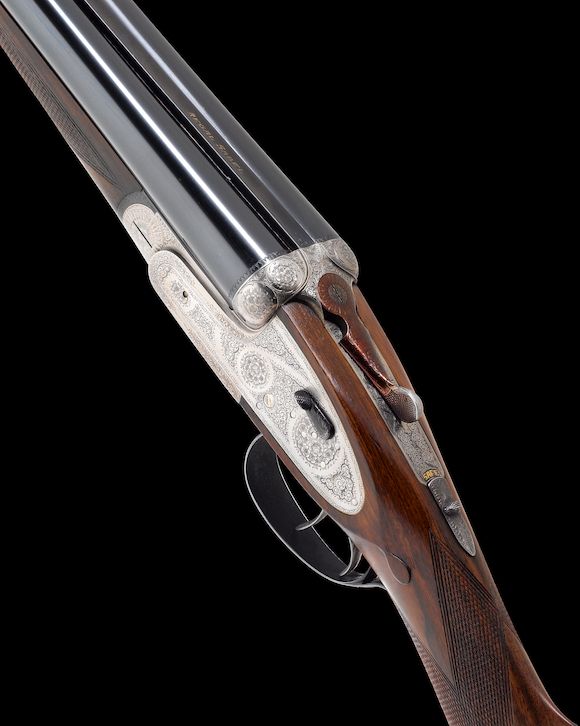 Bonhams : A 12-bore (2¾in) 'Regal Sabel' self-opening sidelock ejector ...