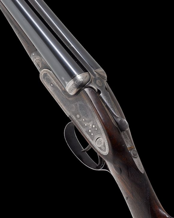 Bonhams : A fine 12-bore sidelock ejector gun by J. Lang & Son, no ...
