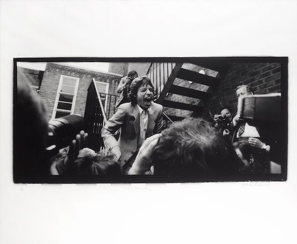 Bonhams : Peter Anderson (British, born 1954) 'Mick Jagger', 1982