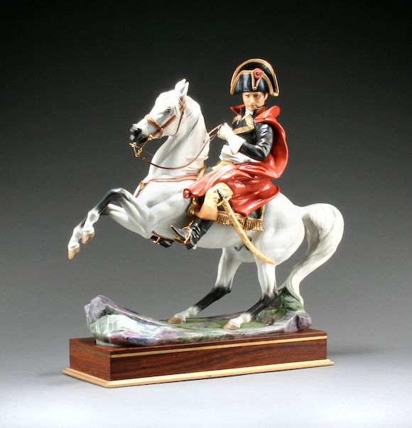 Bonhams : A Royal Worcester model of 'Napoleon Bonaparte' Dated 1969