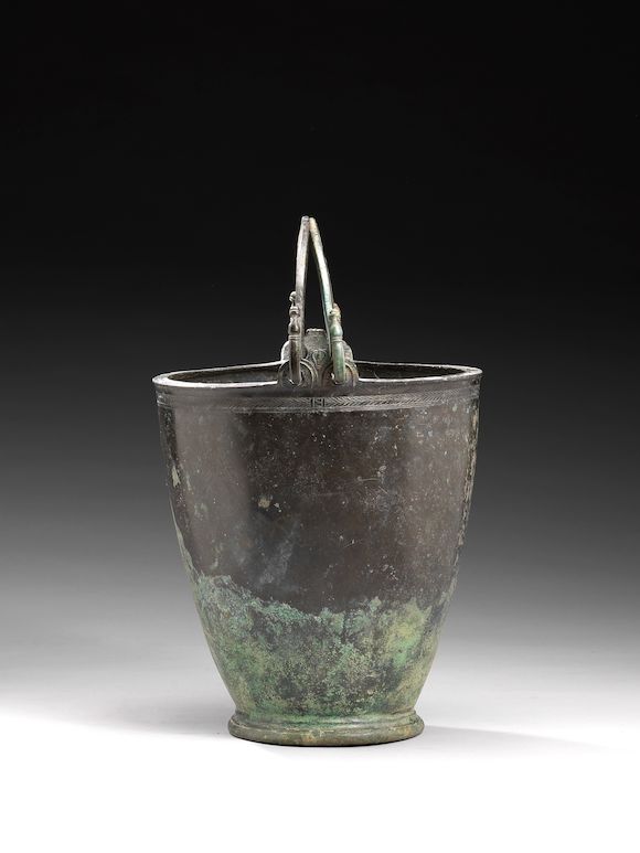 Bonhams : A large Greek bronze situla