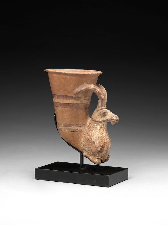 Bonhams : An Anatolian pottery rhyton