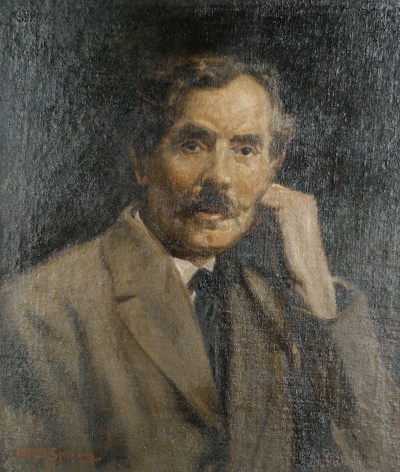 Bonhams : Arthur Spooner (British, 1873-1962) Portrait of a gentleman
