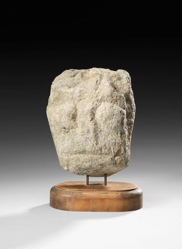 Bonhams : A Celtic stone head