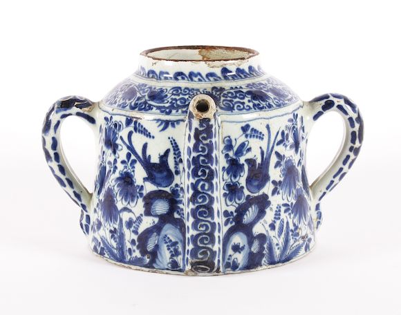 Bonhams : A Dutch Delft handled vessel Late 18th century