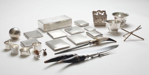 Bonhams : A collection of silver