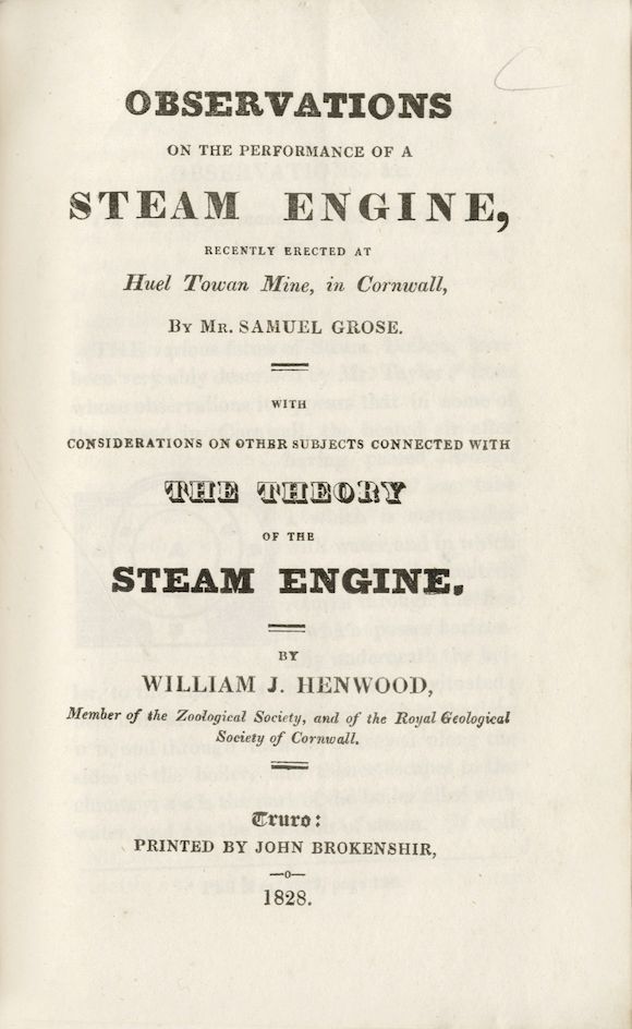 Bonhams : PAMPHLETS GROSE (SAMUEL) Observations on the Performance of a ...