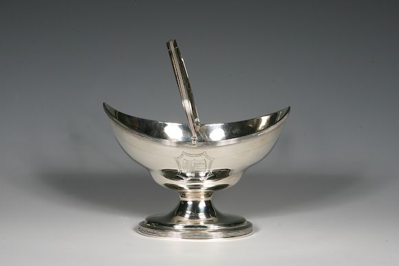Bonhams : A George III silver sugar basket by Peter and Ann Bateman ...