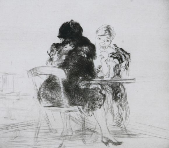 Bonhams : Edmund Blampied (Jersey,1886-1966) 'Holiday Morning' (Arnold ...