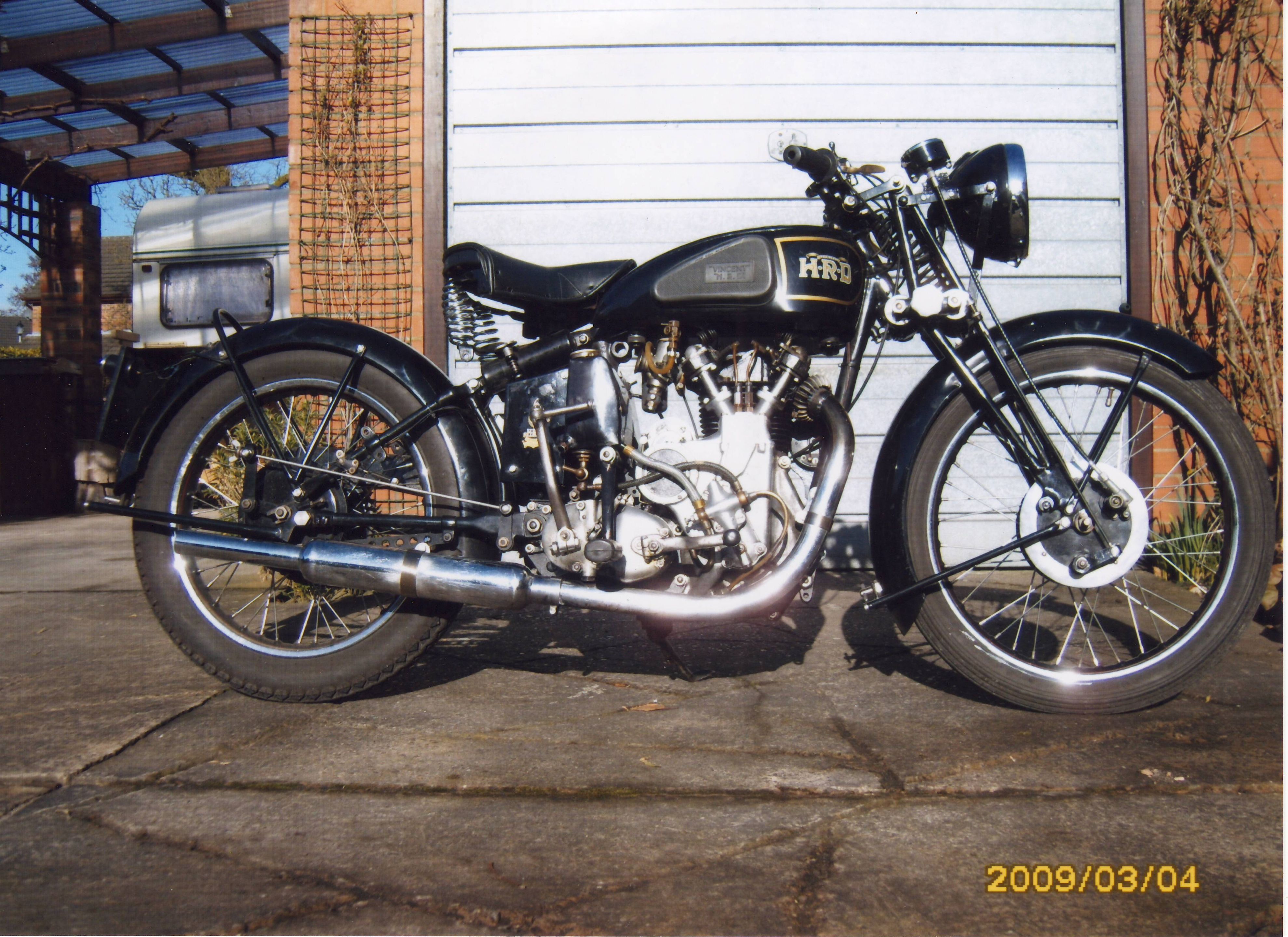 1937 Vincent-HRD 500cc Series-A Meteor Registration no. FMF 273 Frame ...