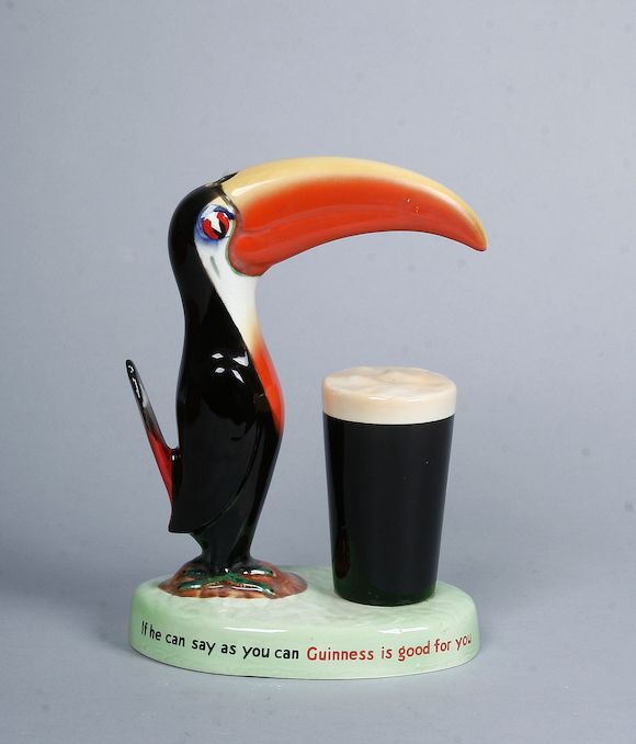 Bonhams : A Guinness Toucan lamp base 20th Century,