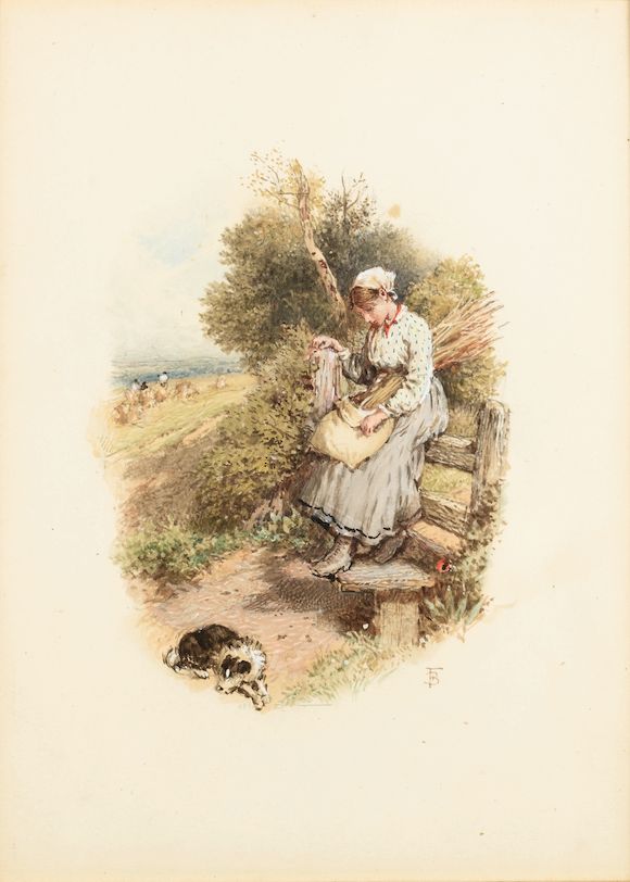 Bonhams : Myles Birket Foster, RWS (British 1825-1899) Resting