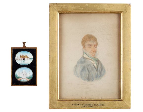 Bonhams : A pair of mogul miniatures, second halt 19th Century, one ...