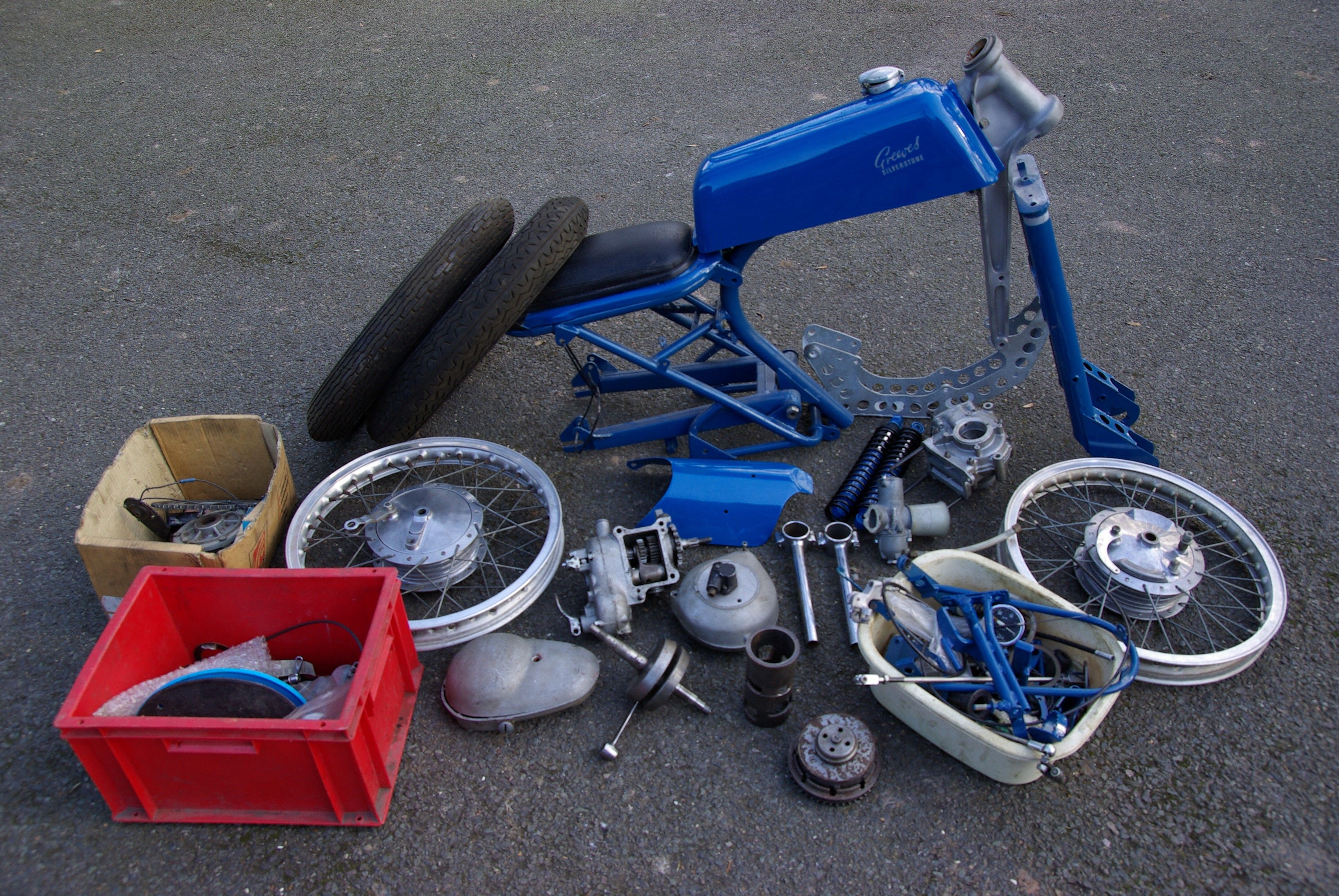 1963 Greeves 246cc Silverstone RAS Frame no. 24RAS 193 - auctions ...