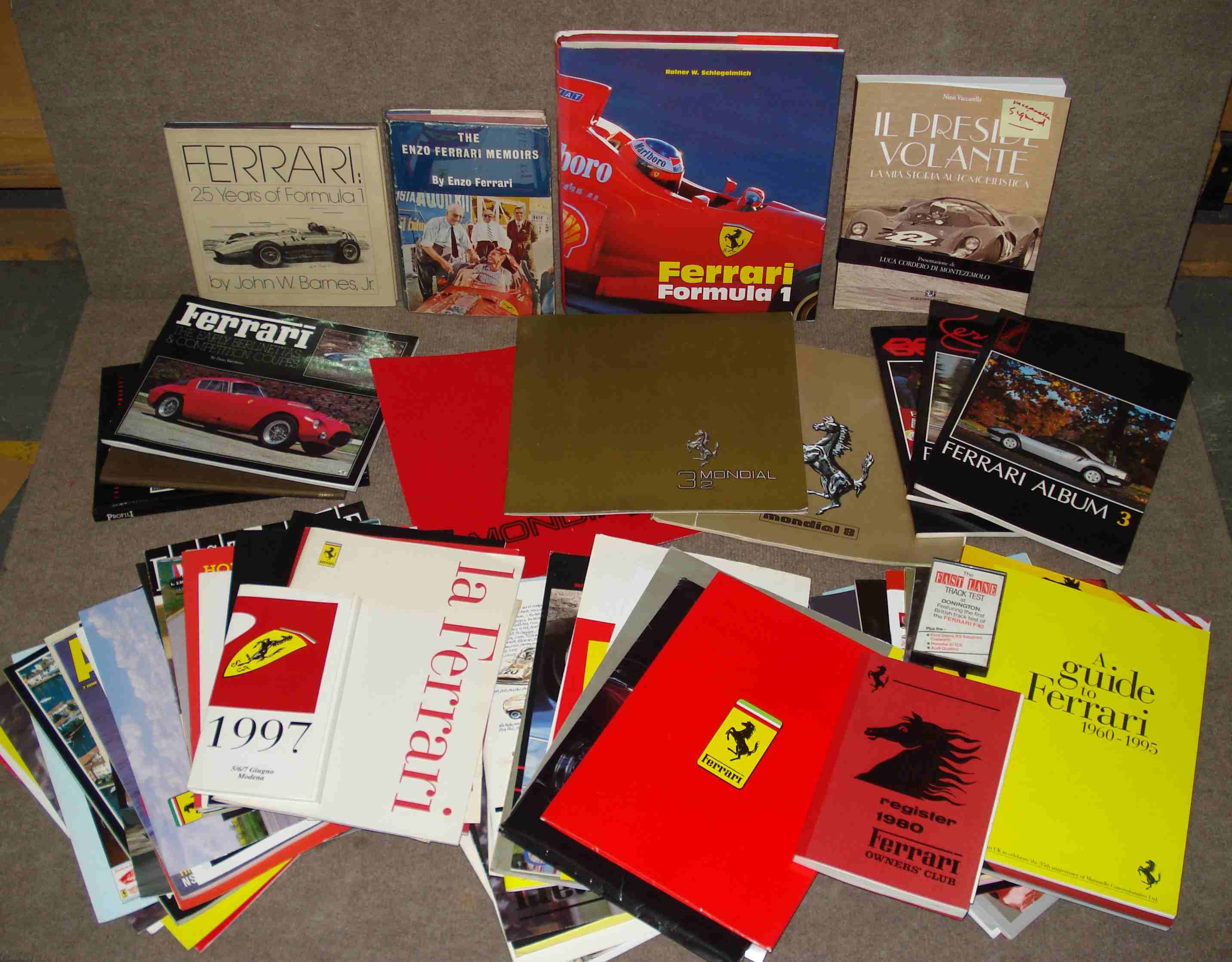 Bonhams Cars : Ferrari books and literature,