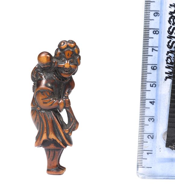 Bonhams : A wood figure of a Dutchman Late 18th century