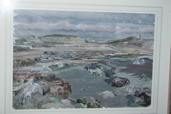 Bonhams : Ray Howard Jones (British, 1903-1996) Towards St Ann’s Head ...