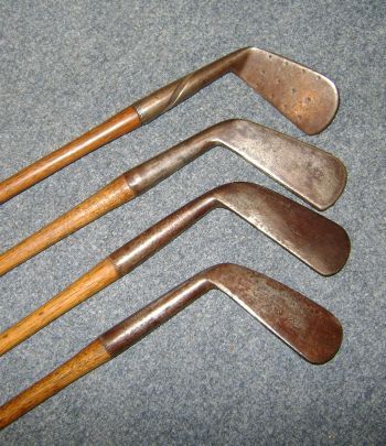Bonhams : A small collection of late 19th century left handed irons