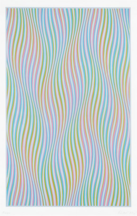 Bonhams : Bridget Riley (British, born 1931) 'Elapse', 1982