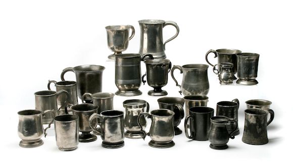 Bonhams : A group of 19th Century mugs
