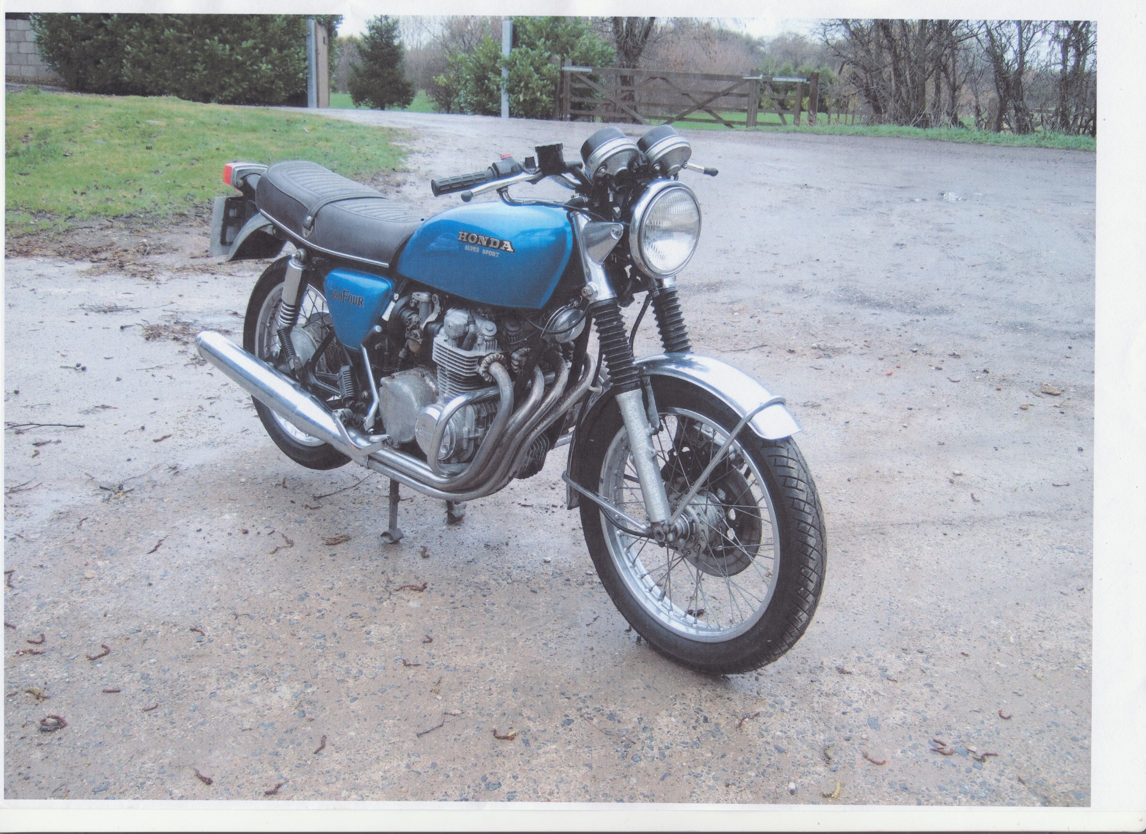1971 Honda CB500/4 Frame no. CB5001012678 Engine no. CB500E2100296 ...