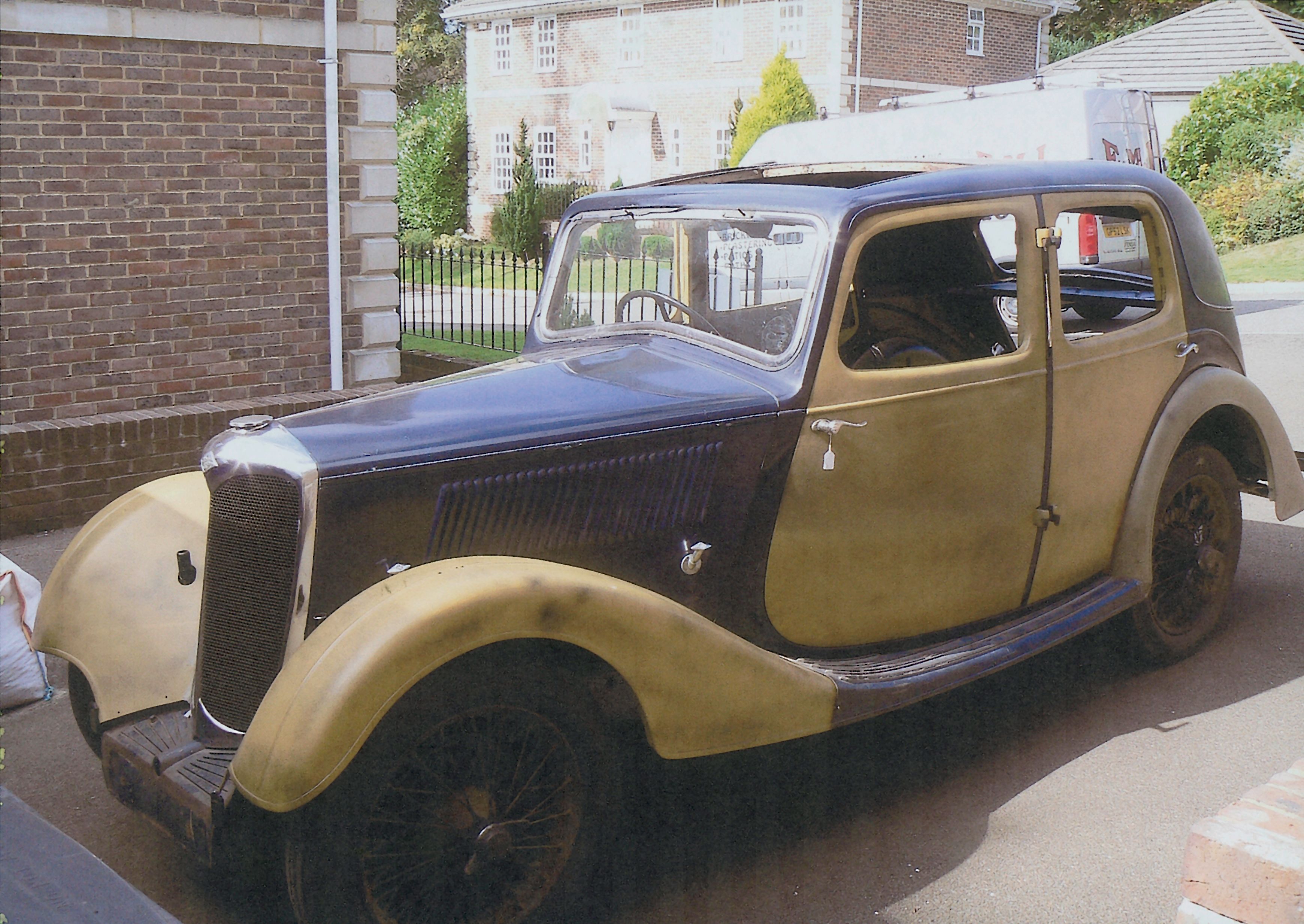 Bonhams Cars : 1937 Riley 9hp Merlin Saloon Chassis no. 67M2790 Engine ...