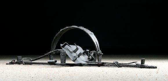 Bonhams : A 19th Century wrought-iron man-trap