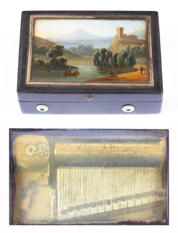 Bonhams : A musical snuff box