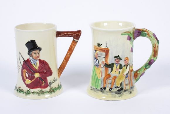 Bonhams : A Crown Devon musical tankard 'John Peel'