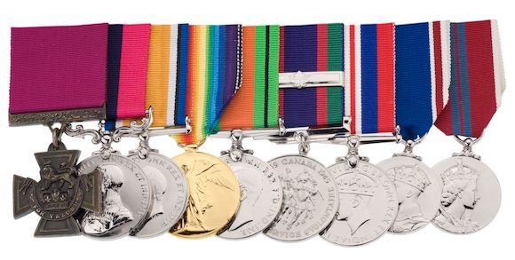 Bonhams : Collection of 4 medals awarded to L. Col Robert Shankland - V ...
