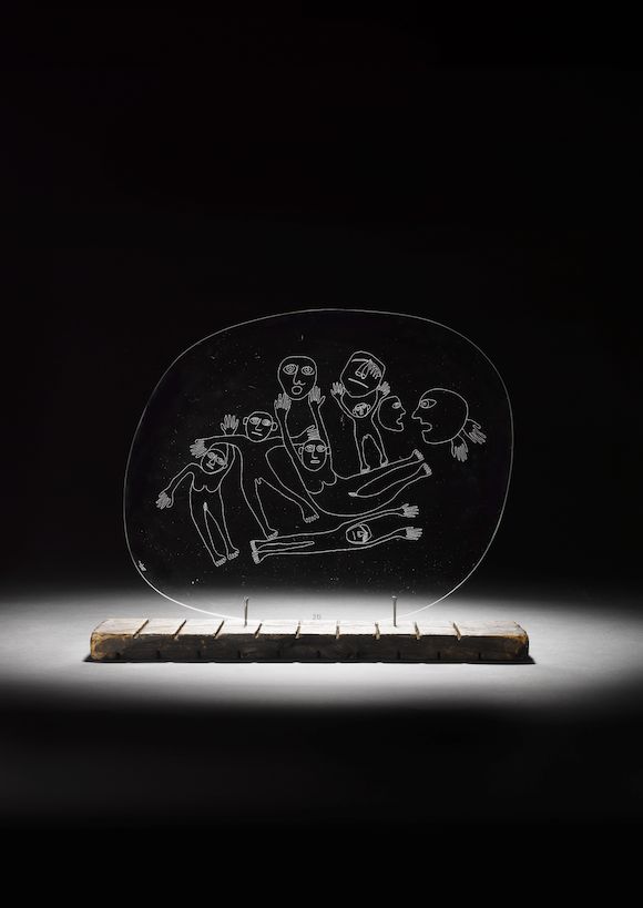 Bonhams : Gian Paolo Martinuzzi (Italian, born 1933) A clear glass ...