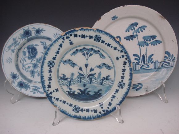 Bonhams : A Lambeth Delft plate circa 1720