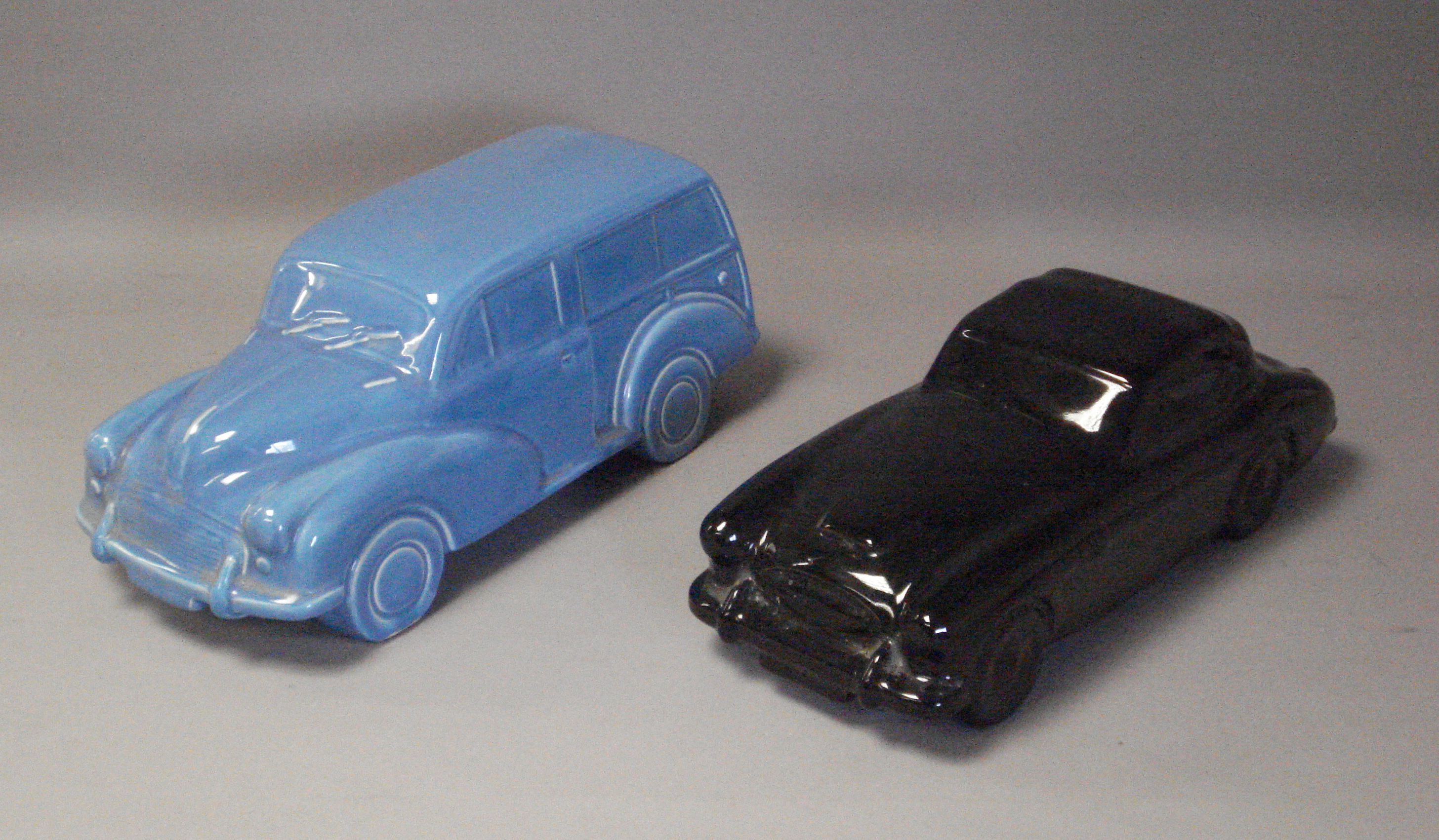 Bonhams Cars : A pair of Dartmouth Pottery ceramic motorcars,