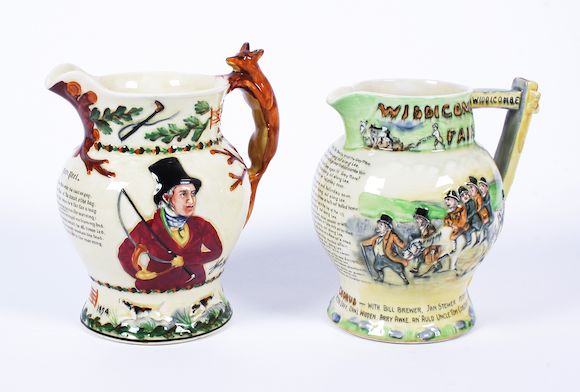 Bonhams : A Crown Devon musical jug 'Widdicombe Fair' 2
