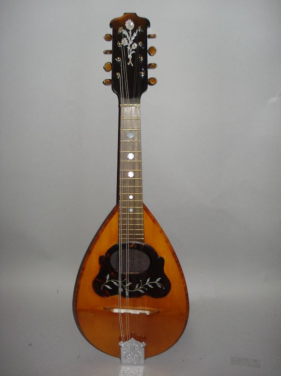 Bonhams : A Neapolitan Mandolin by Giovanni de Meglio di Vinc, 1901