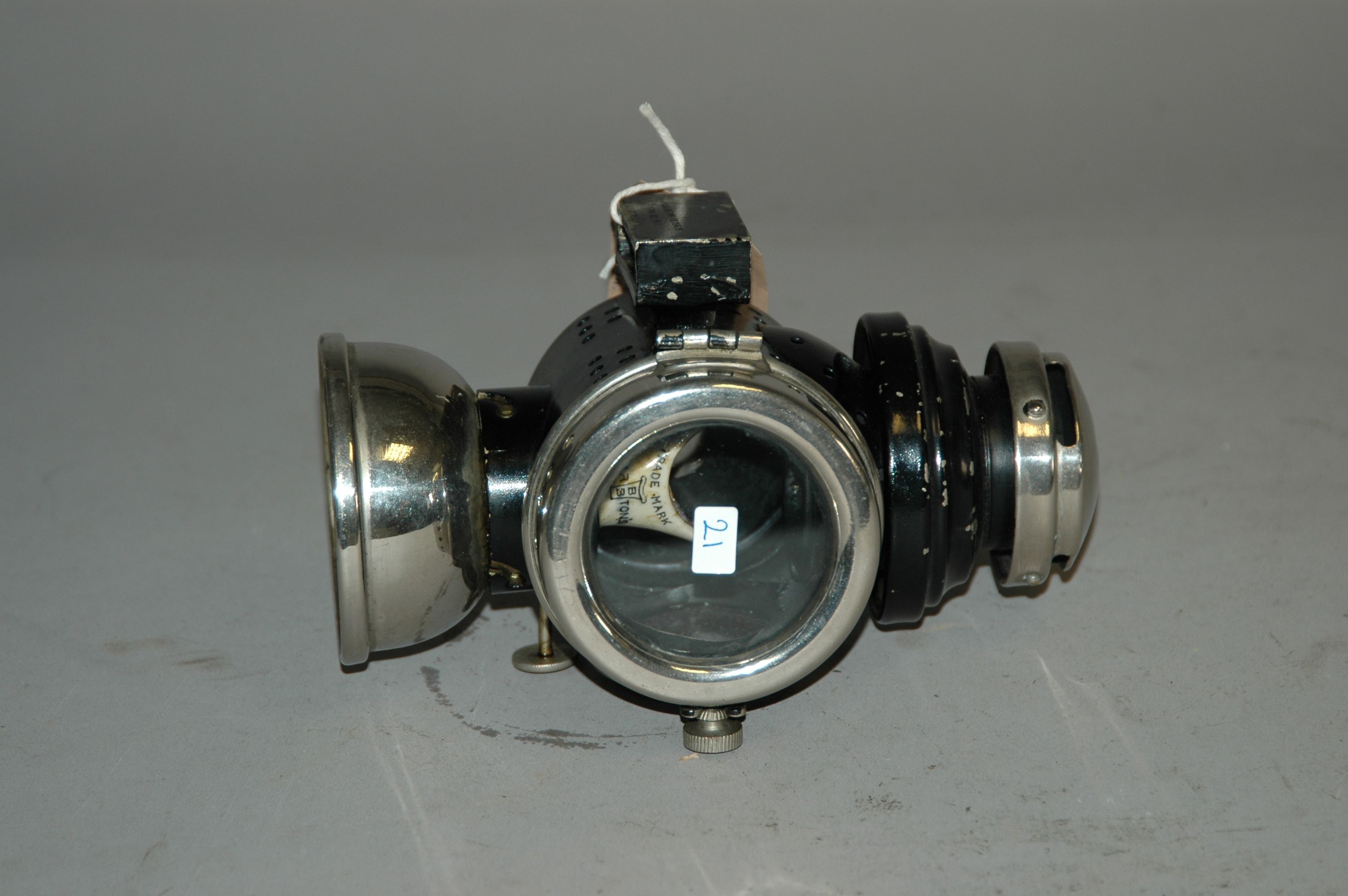 Bonhams Cars : A Desmo oil burning rear lamp,