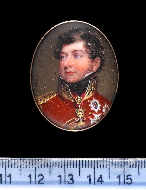 Bonhams : Henry Bone, R.A. (British, 1755-1834) George IV (1762-1830 ...