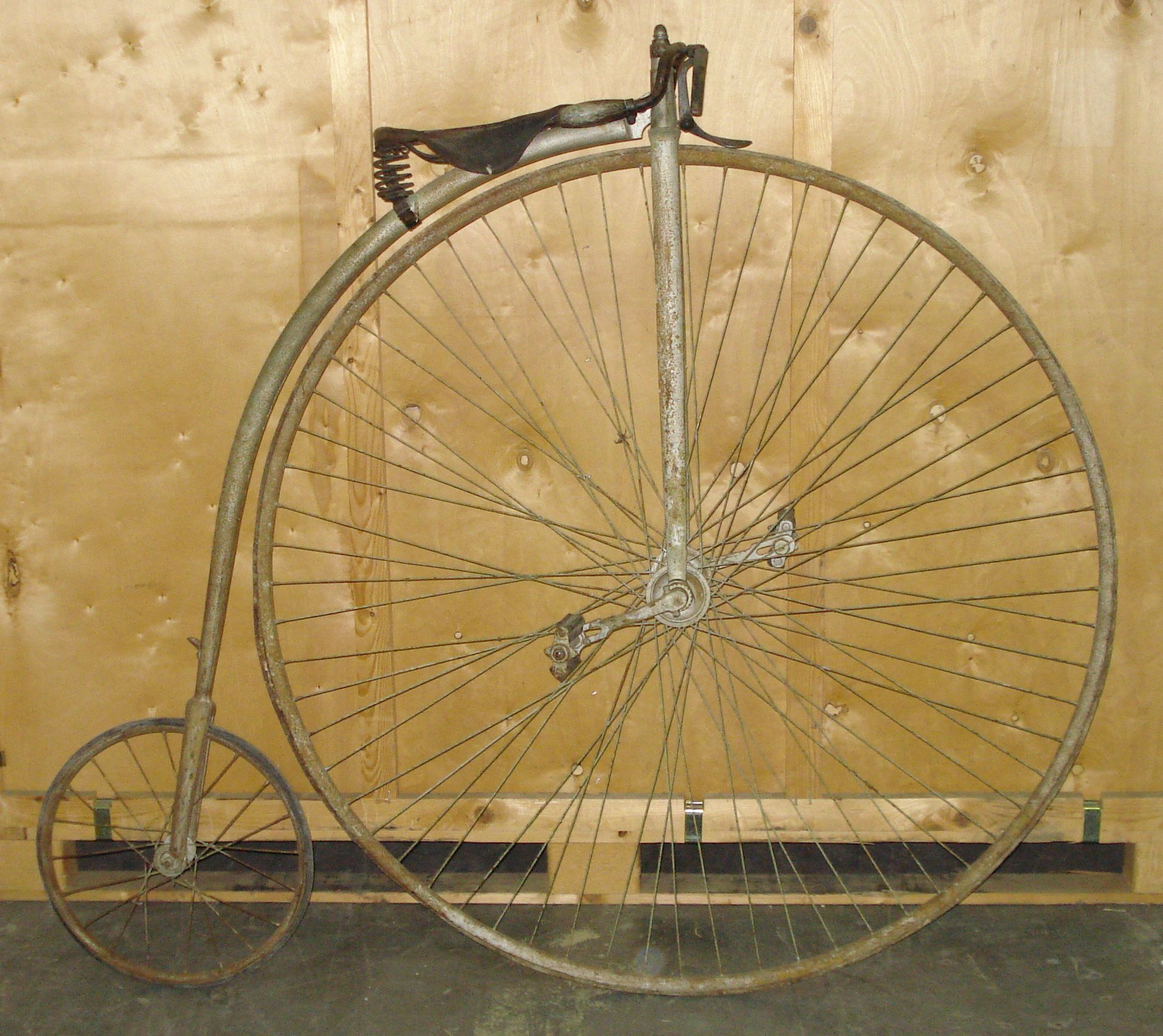 Bonhams Cars : A 52inch ordinary bicycle, 1880s,