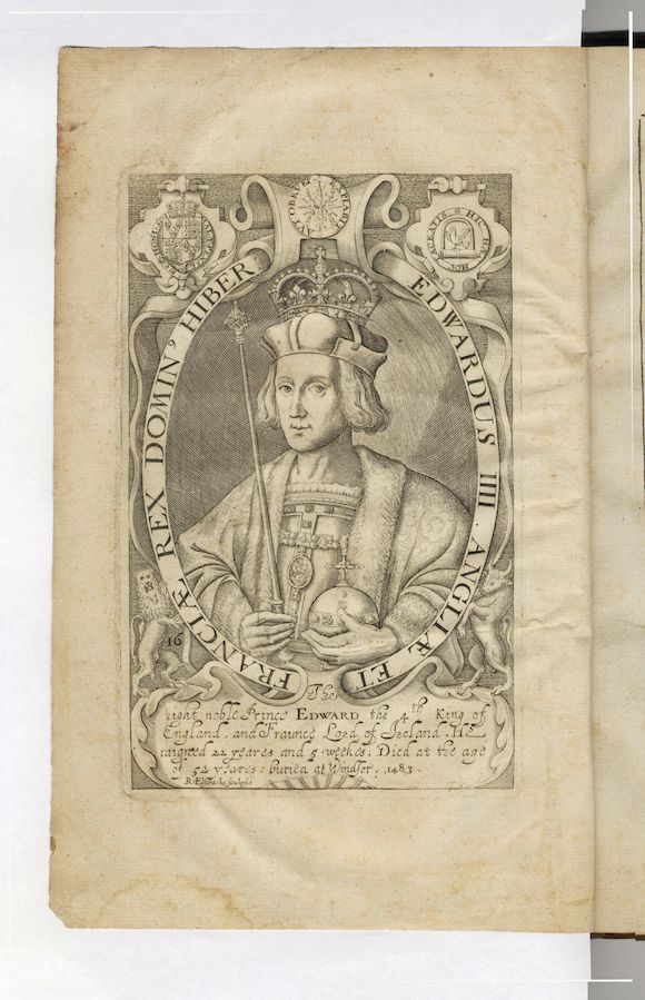Bonhams : HABINGTON (WILLIAM) The Historie of Edward the Fourth, King ...