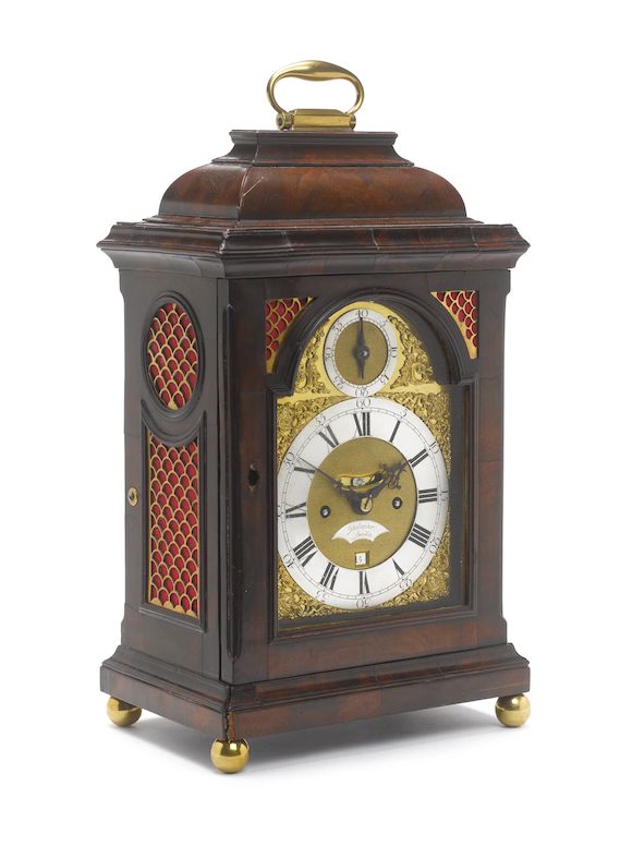 Bonhams : A mid 19th century mahogany bell-topped bracket clock ...