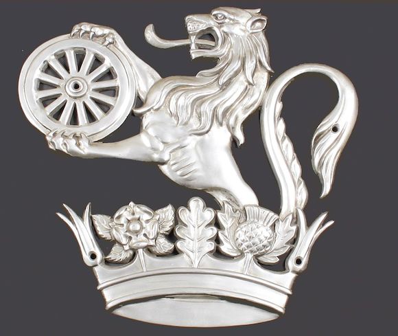 Bonhams : British Railways aluminium Lion and Wheel emblem as carried ...