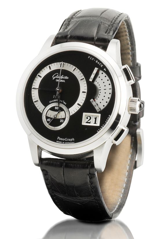 Bonhams : Glashutte Original. A fine and rare limited edition platinum ...