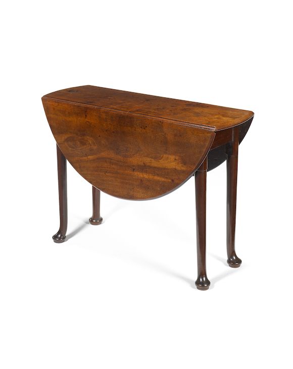Bonhams : A small George II drop flap Dining Table