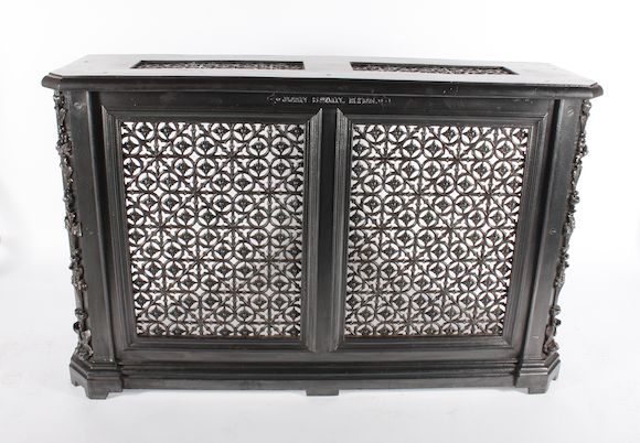 Bonhams : A Victorian Gothic design cast iron radiator cover by John ...