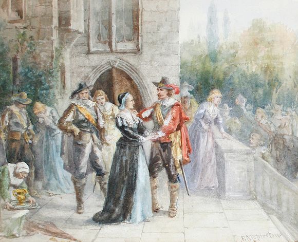 Bonhams : Florence E. Maplestone (1868-1886) The bearer of news