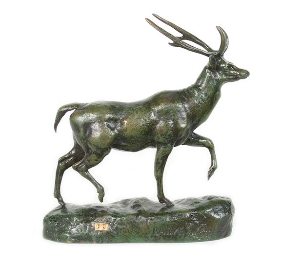 Bonhams : After Antoine-Louis Barye (French, 1795-1875) A bronze model ...