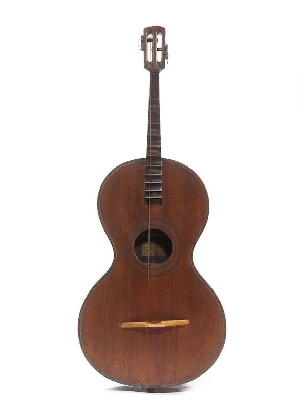 Bonhams A Four String English Double Bass Guitar By Philip J Bone 1909